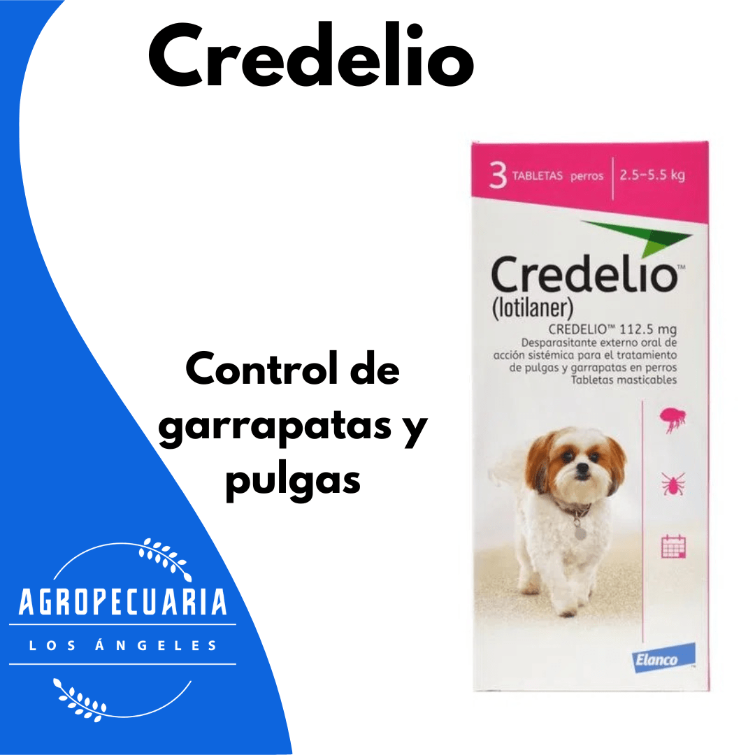 Credelio 2.5-5.5 kg / 3 tabletas - Agropecuaria Los Angeles